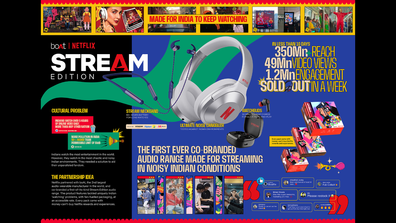 Netflix x boAt Stream Edition