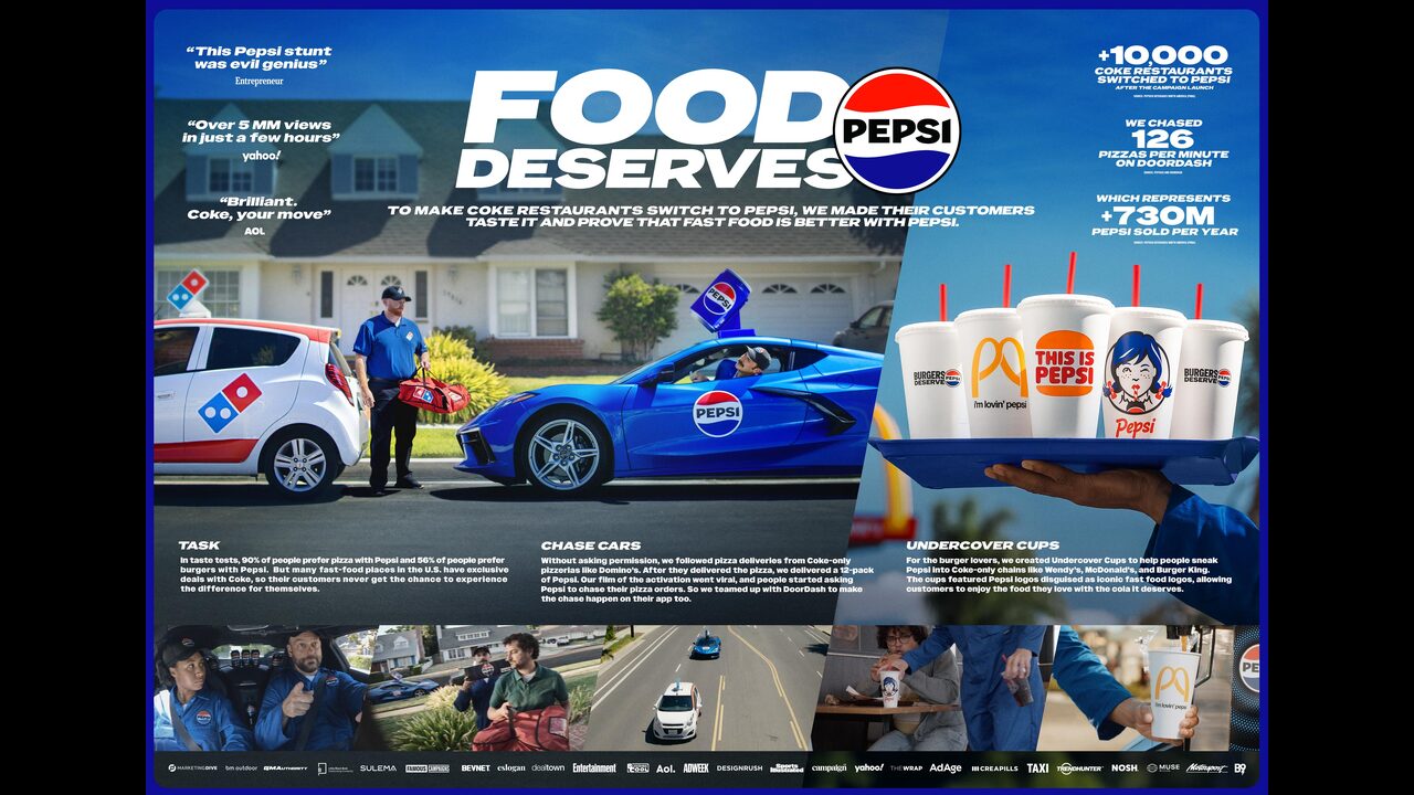 Food Deserves Pepsi