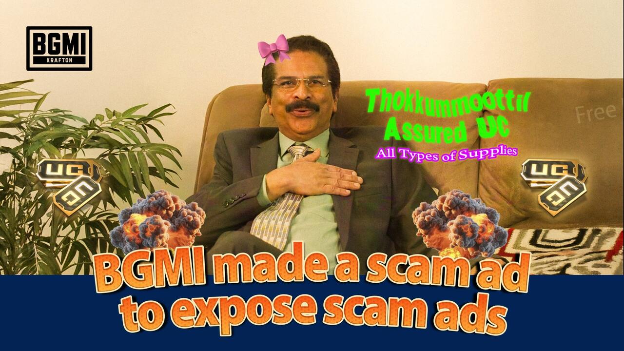 How BGMI Made a Scam Ad to Expose Scam Ads