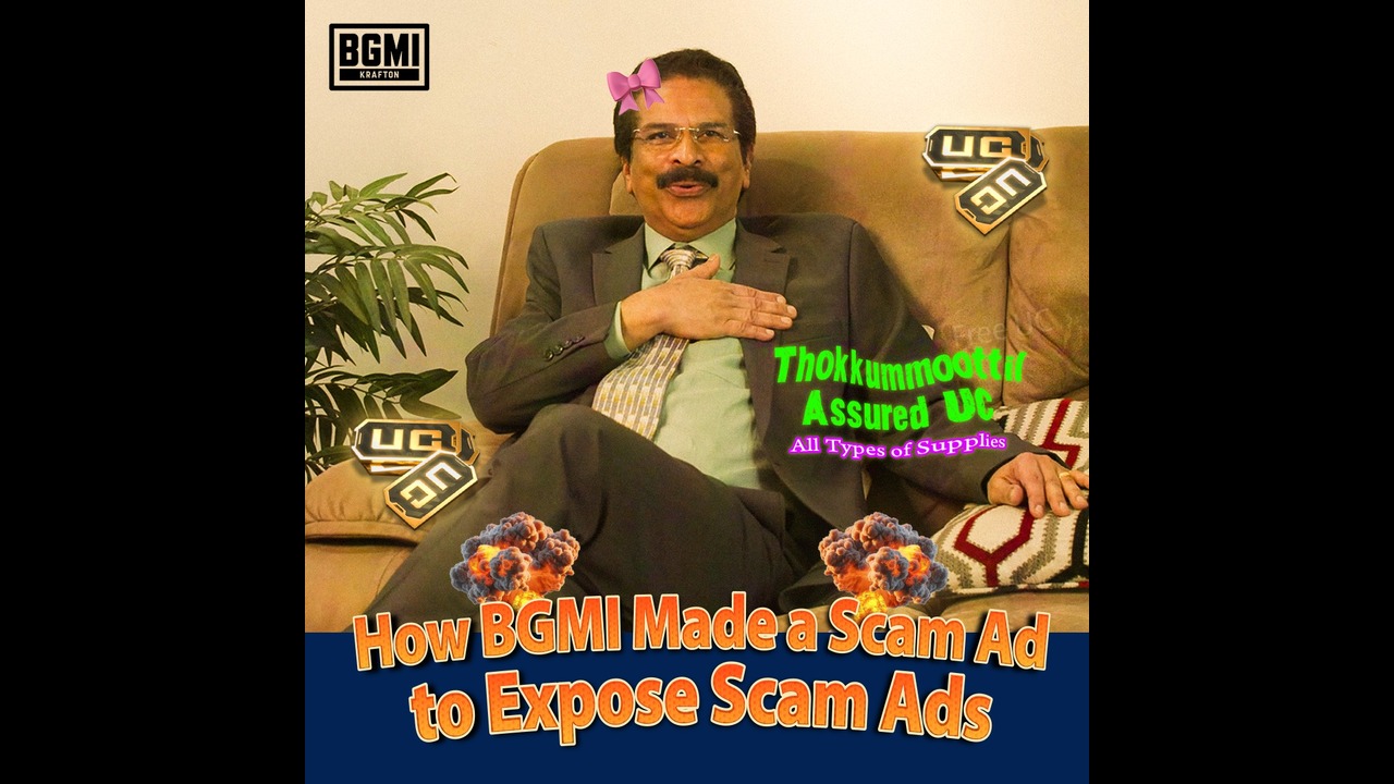 How BGMI Made a Scam Ad to Expose Scam Ads